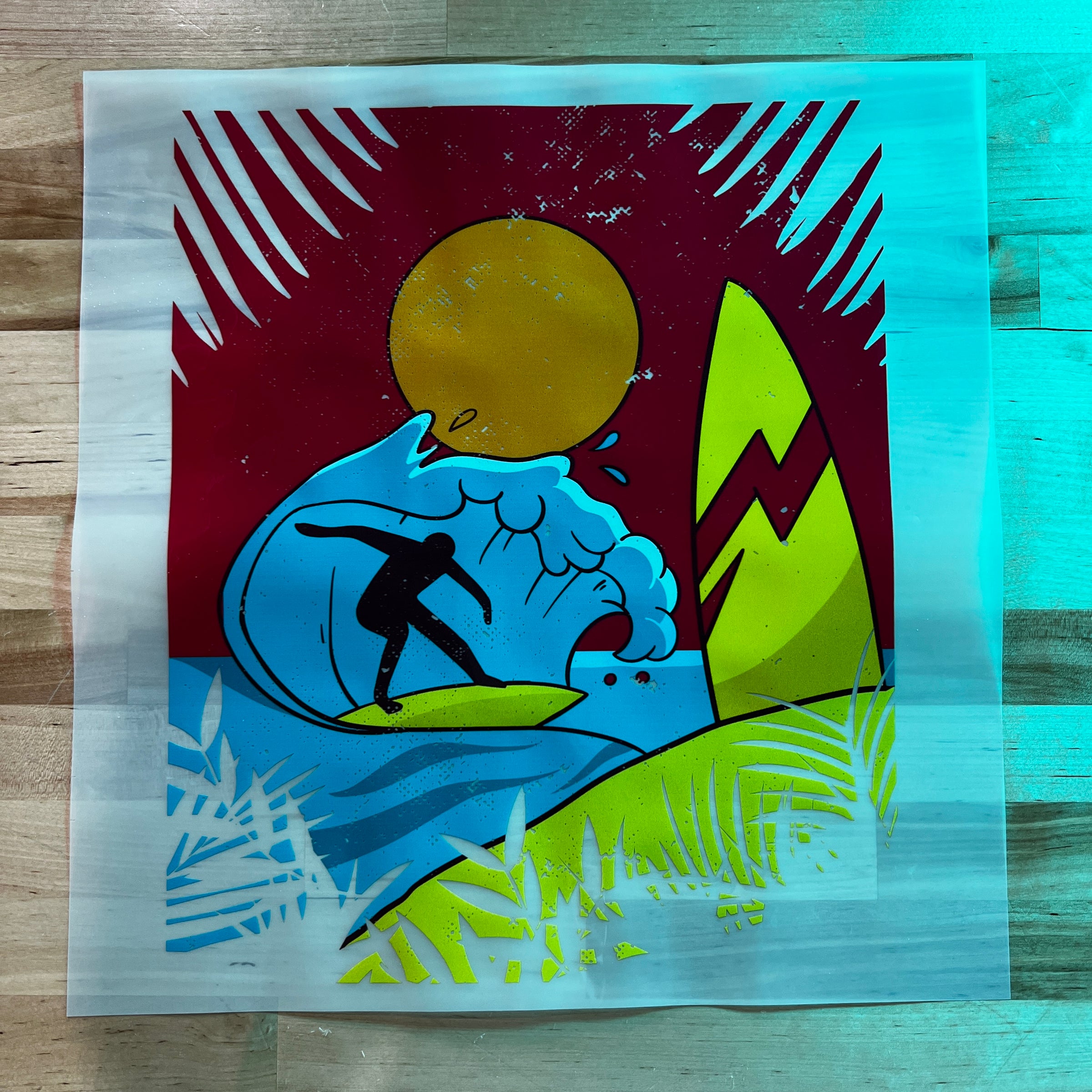 Surfer Dude DTF Transfer (6 Pack)